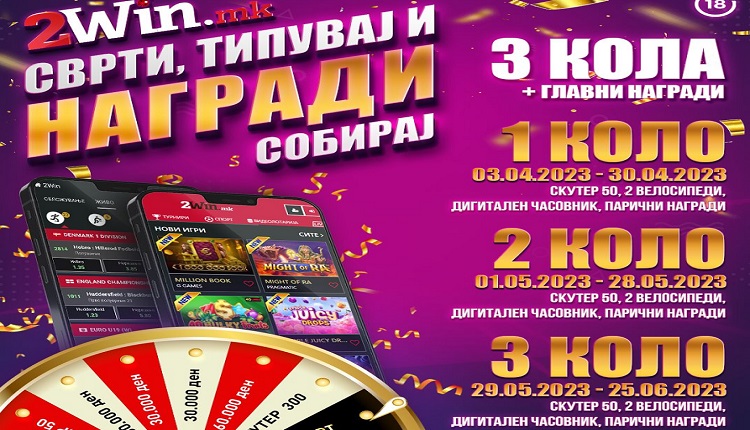 ВО ТЕК Е ВТОРОТО КОЛО НА 2WIN.MK Се игра за „мерцедес GLB“ и за награди вредни 13,8 милиони ...