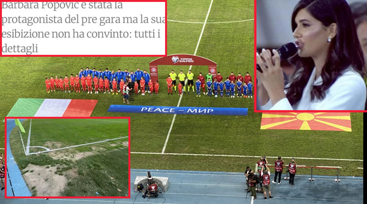 ЛОШ БЕШЕ ТЕРЕНОТ АМА И ИТАЛИЈАНСКАТА ХИМНА БЕЗ МУЗИКА? Медиумите ја коментираат акапелaта на ...